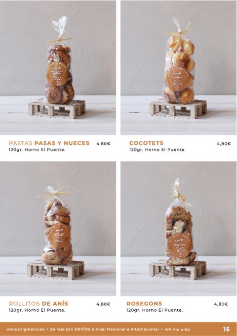 Catálogos de regalos con productos valencianos - Original CV